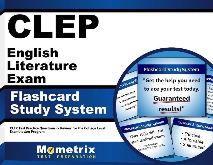 CLEP English Literature Exam Flashcard Study System: CLEP Test Practice ...