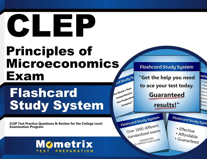 CLEP Principles of Microeconomics Exam Flashcard Study System : CLEP ...
