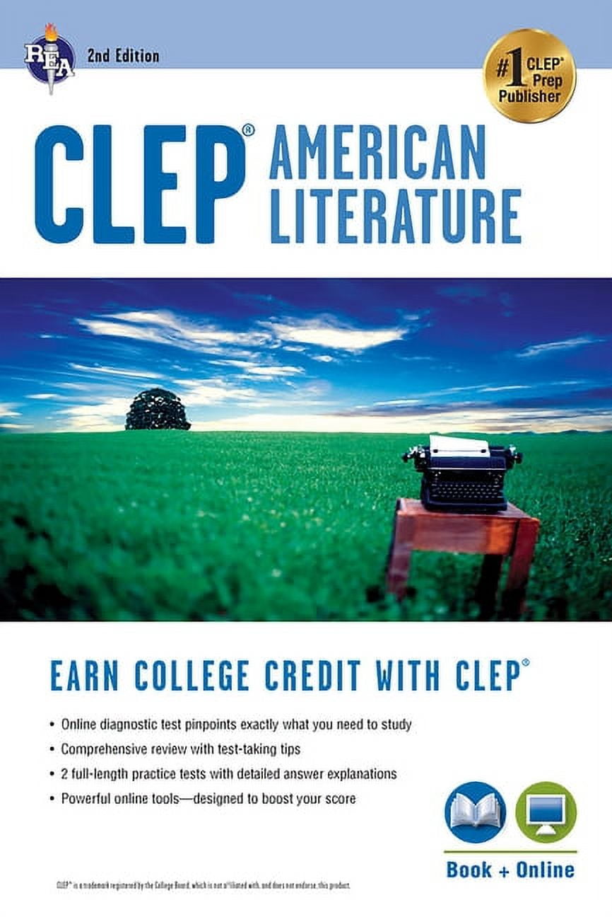 CLEP Test Preparation: CLEP® American Literature Book + Online (Edition ...