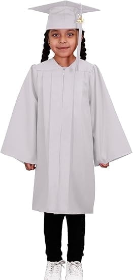 CLERKMANS Preschool Kindergarten Graduation Matte Durable Gown, Cap and ...