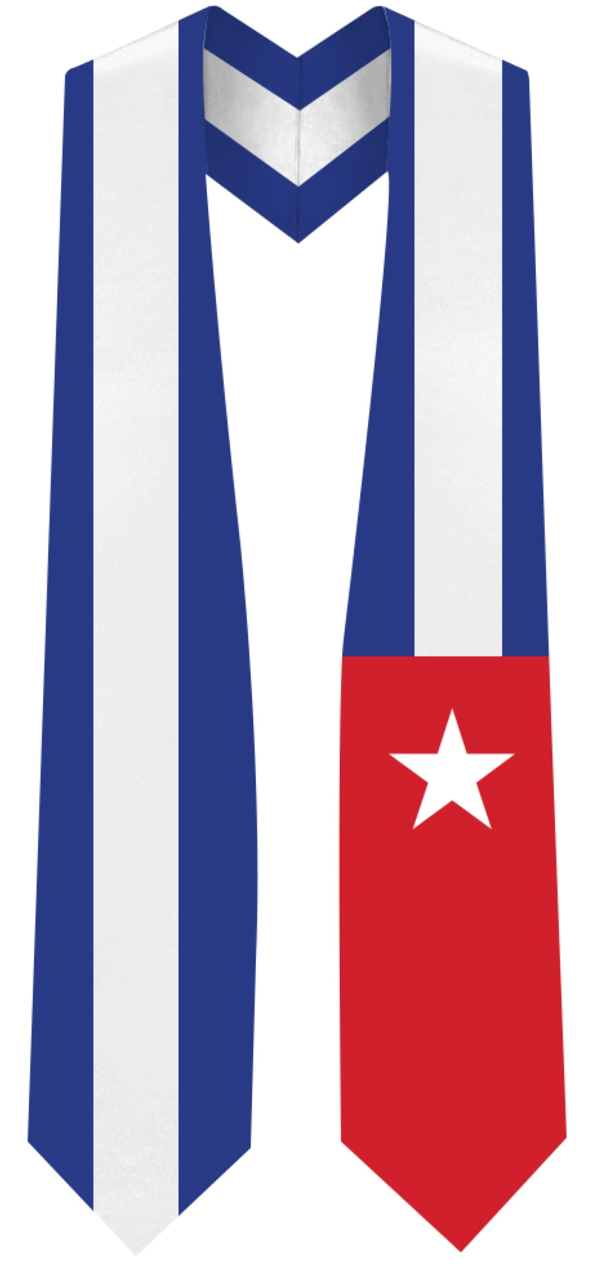 CLERKMANS Unisex Cuba Flag Graduation Shoulder Sashes, Multicolor, 1 ...