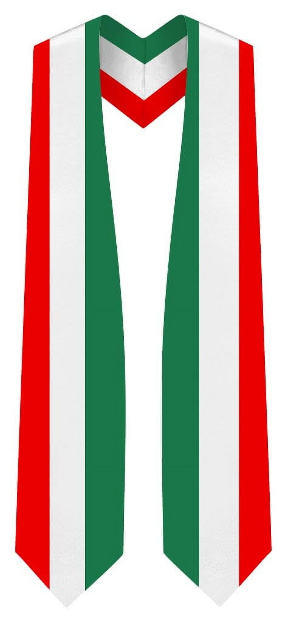 CLERKMANS Unisex Italy Flag Graduation Shoulder Sashes, Multicolor, 1 ...