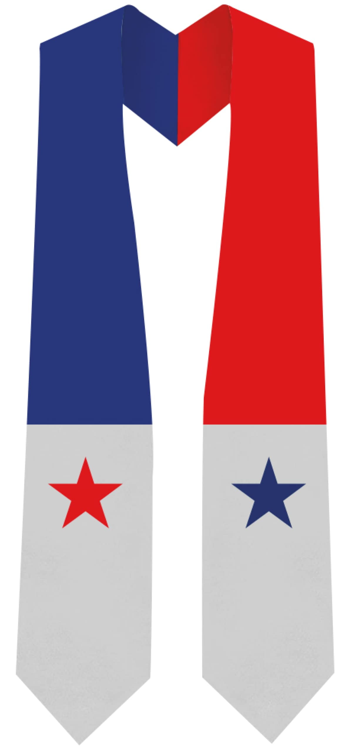 CLERKMANS Flag Graduation Stole - Length & Width Fits All Body Types ...