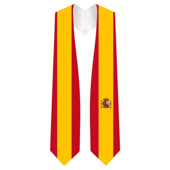 CLERKMANS Flag Graduation Stole - Length & Width Fits All Body Types ...