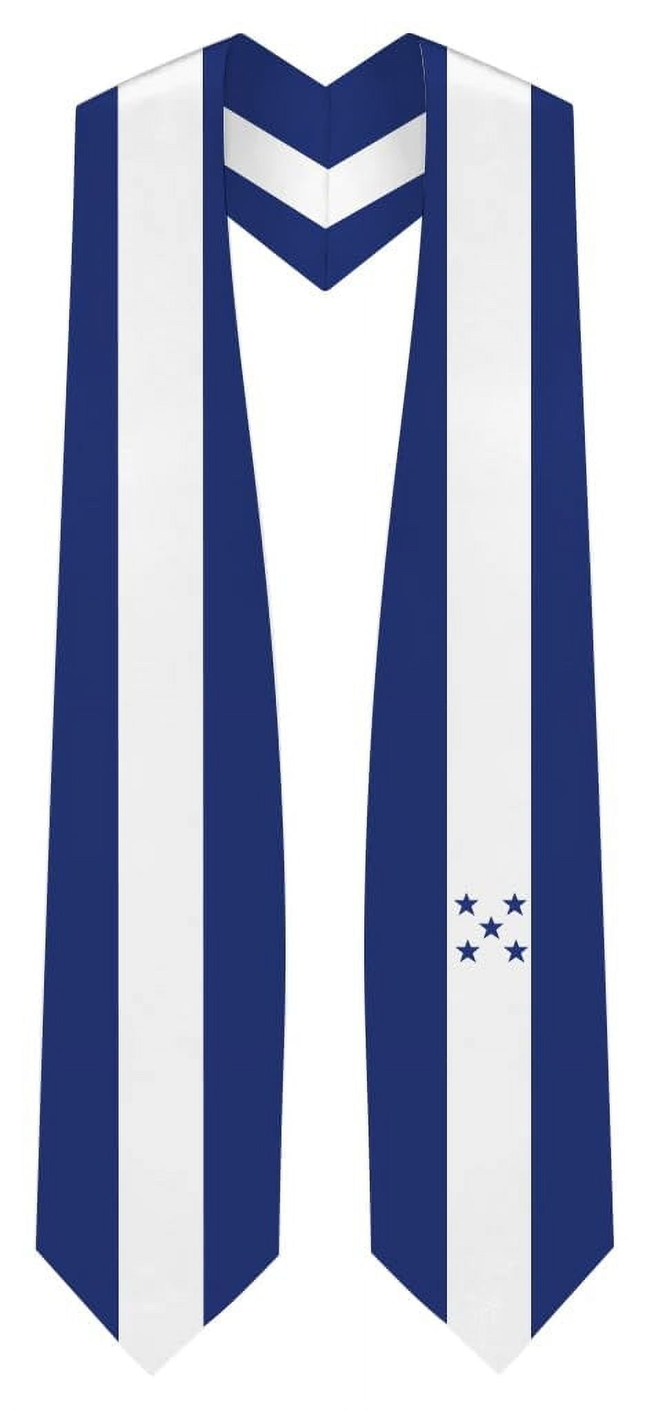 CLERKMANS Flag Graduation Stole - Length & Width Fits All Body Types ...