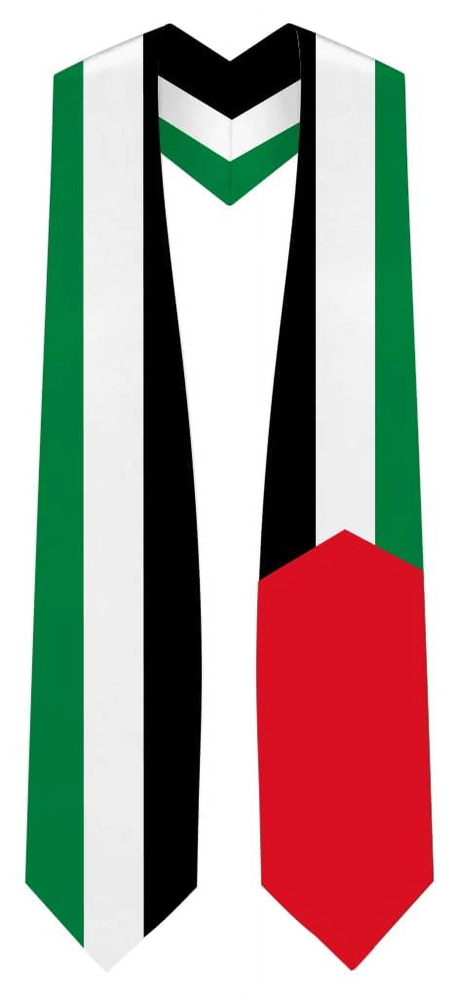 CLERKMANS Unisex Palestine Flag Graduation Shoulder Sashes, Fits All ...