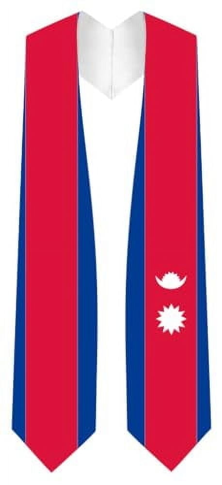 CLERKMANS Unisex Nepal Flag Graduation Shoulder Sashes, Fits All Body ...