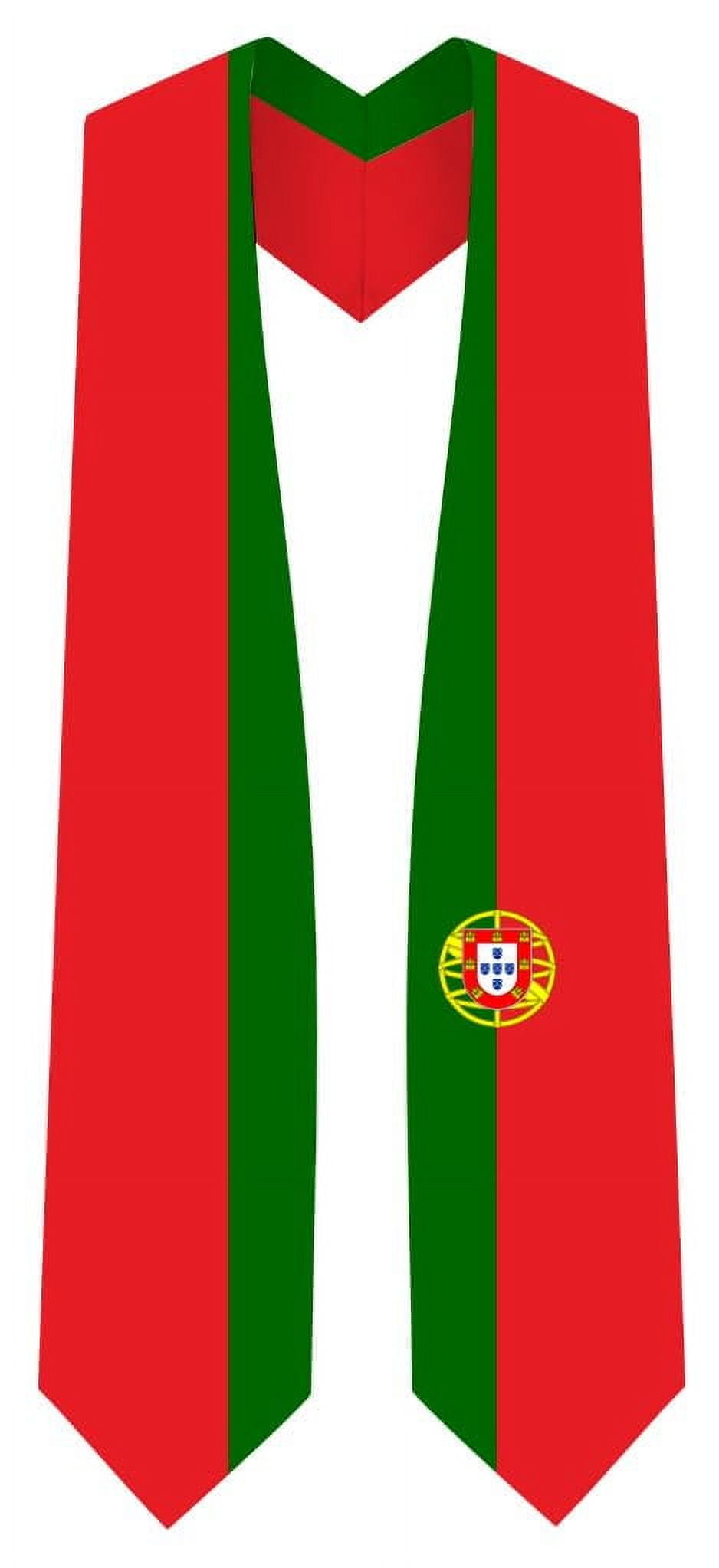 CLERKMANS Unisex Portugal Flag Graduation Shoulder Sashes, Multicolor ...