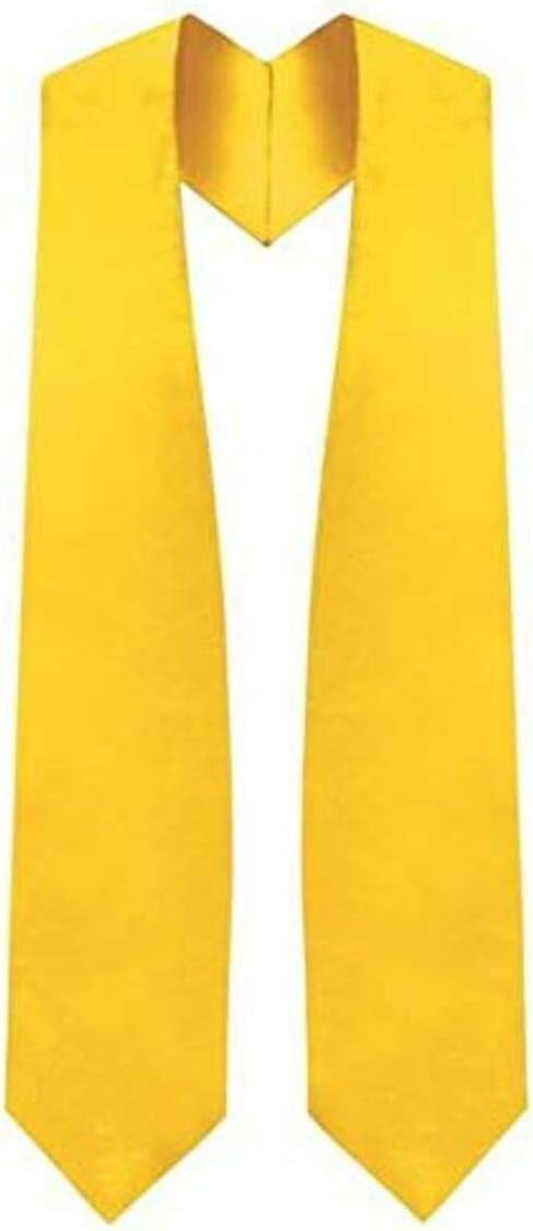 CLERKMANS Unisex Adult 62" Long Plain Graduation Stole Sash - Walmart.com