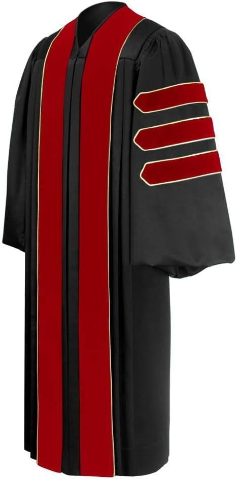 CLERKMANS Unisex Theology Doctoral Graduation Gown, Pastor Clergy Robe ...