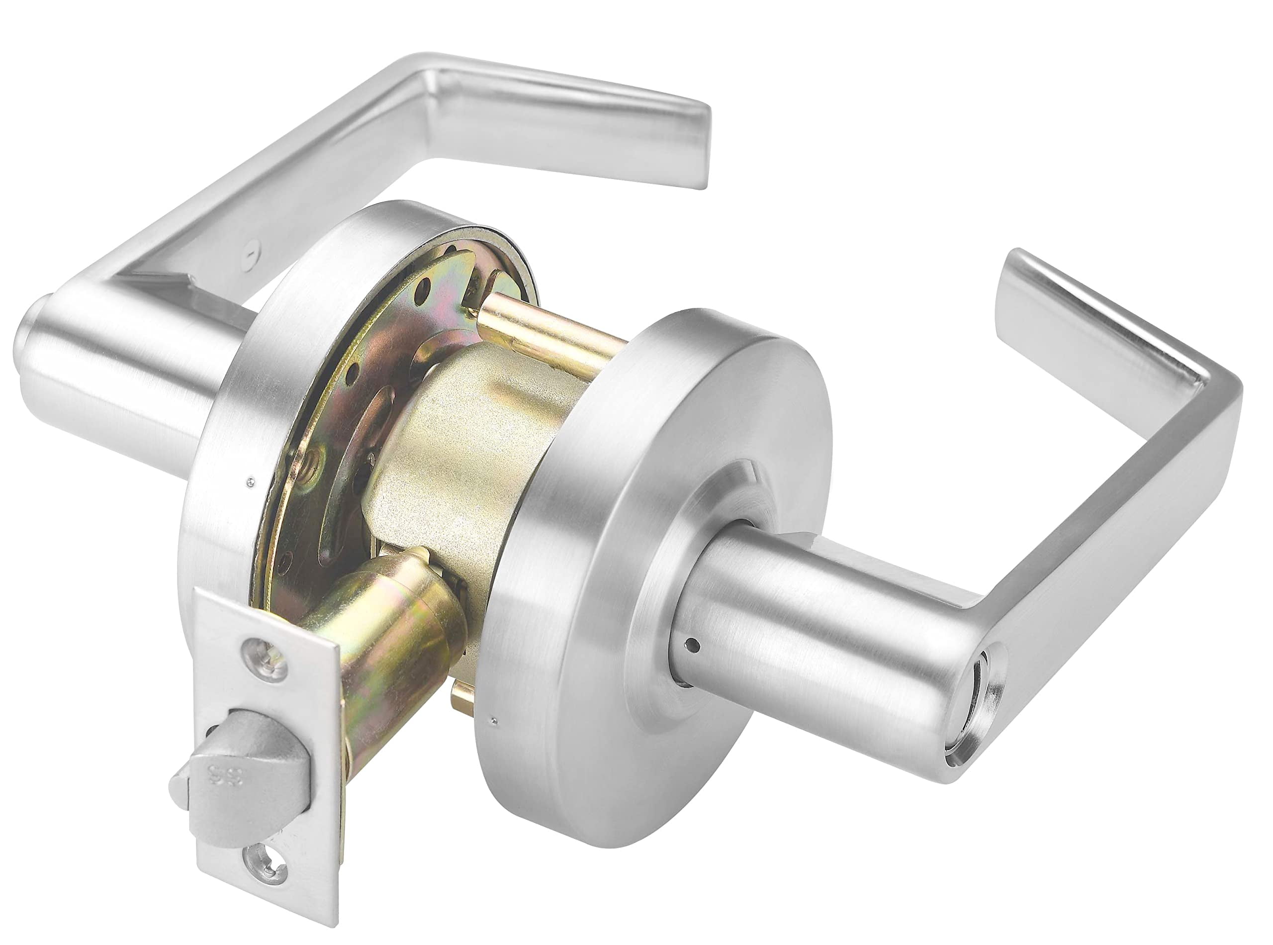 CLG HARDWARE Commercial Lever Lock - Heavy-Duty Locking Handle ...