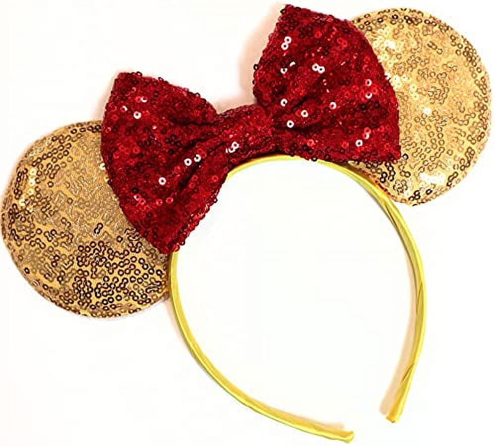 CLGIFT Beauty and the Beast Ears, Belle Ears, Belle Mickey Ears, Disney ...