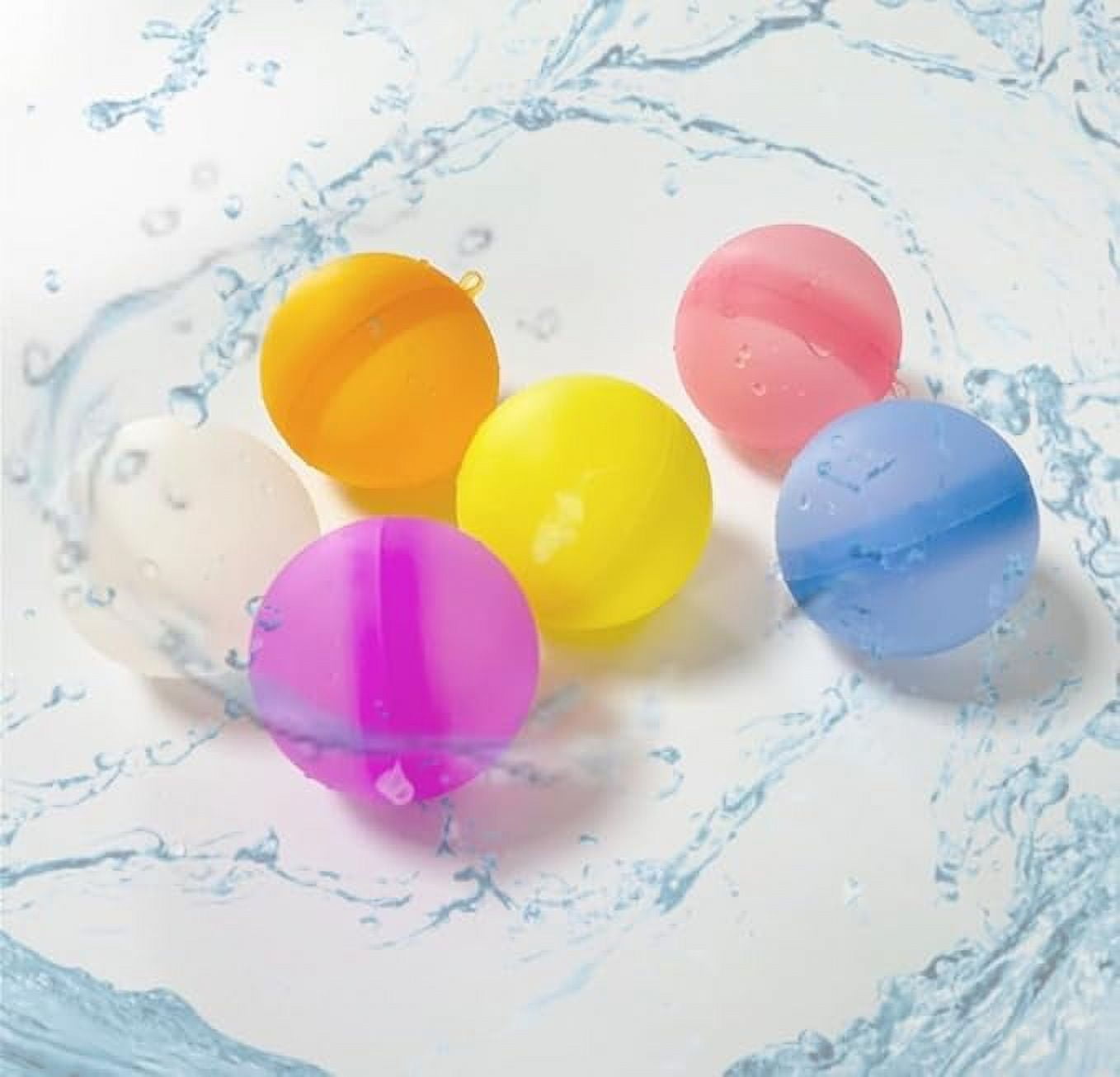 Reusable Water Balloons -(5 Pack） Water Bombs for Water Games, Water ...