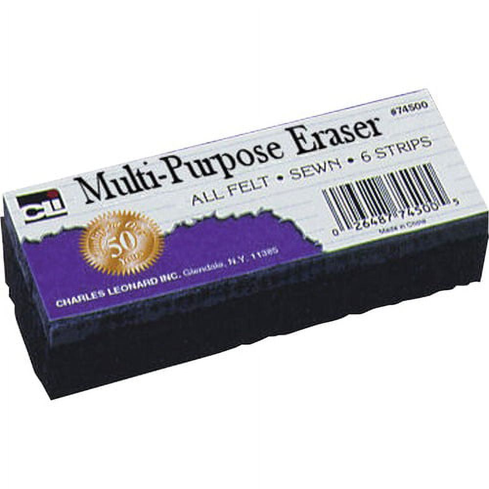 CLI Multi-Purpose Eraser - 2" Width x 5" Length - Washable - Black ...
