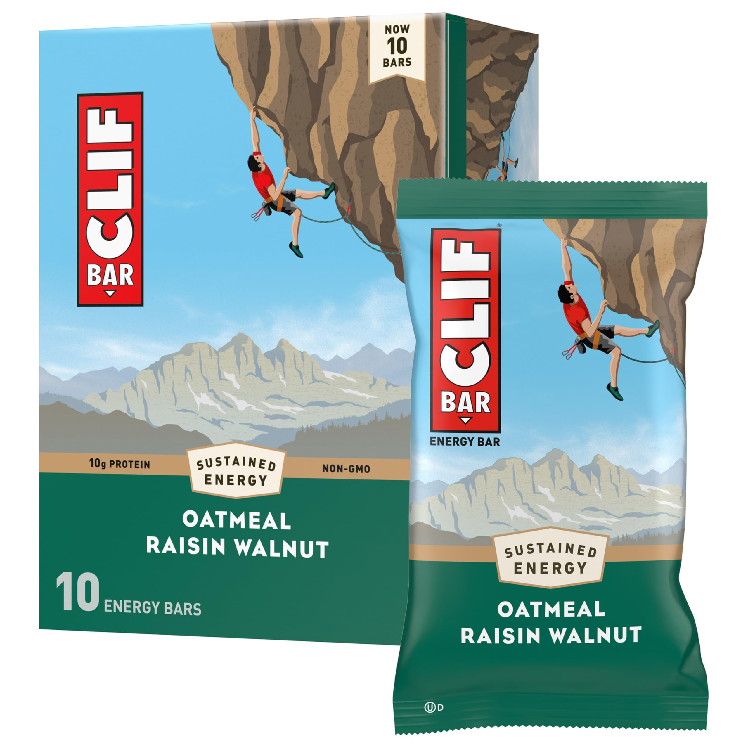 CLIF BAR - Oatmeal Raisin Walnut SMR- Made with Organic Oats - Energy ...