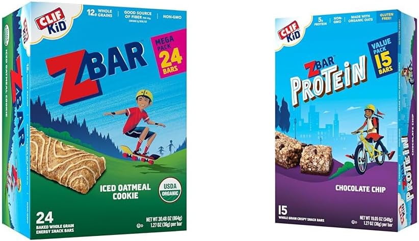 CLIF Kid Zbar - Iced Oatmeal Cookie Soft Baked Bars (24 Pack) + Zbar ... CLIF Kid Zbar - Iced Oatmeal Cookie Soft Baked Bars (24 Pack) + Zbar ...