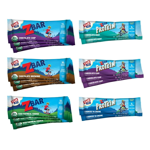CLIF Kid Zbar and OIF8 Zbar Protein - Variety Pack - Whole Grain Snack ... CLIF Kid Zbar and OIF8 Zbar Protein - Variety Pack - Whole Grain Snack ...