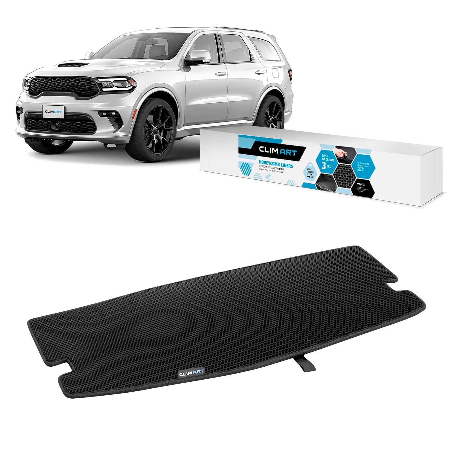CLIM ART Cargo Liner for Dodge Durango 2011-2025 Custom Fit Trunk Mat ...