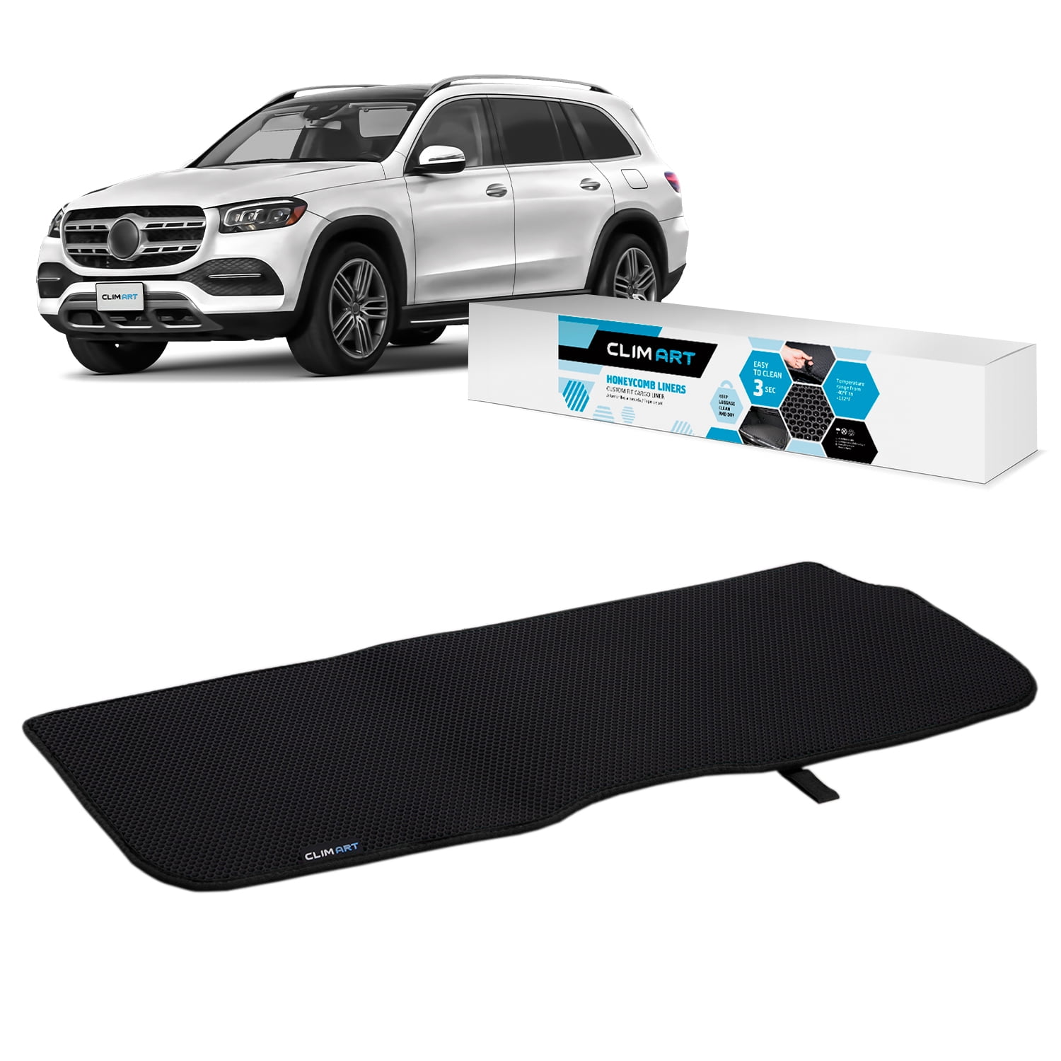 CLIM ART Cargo Liner for Mercedes GLS 2020-2025 Custom Fit Trunk Mat ...