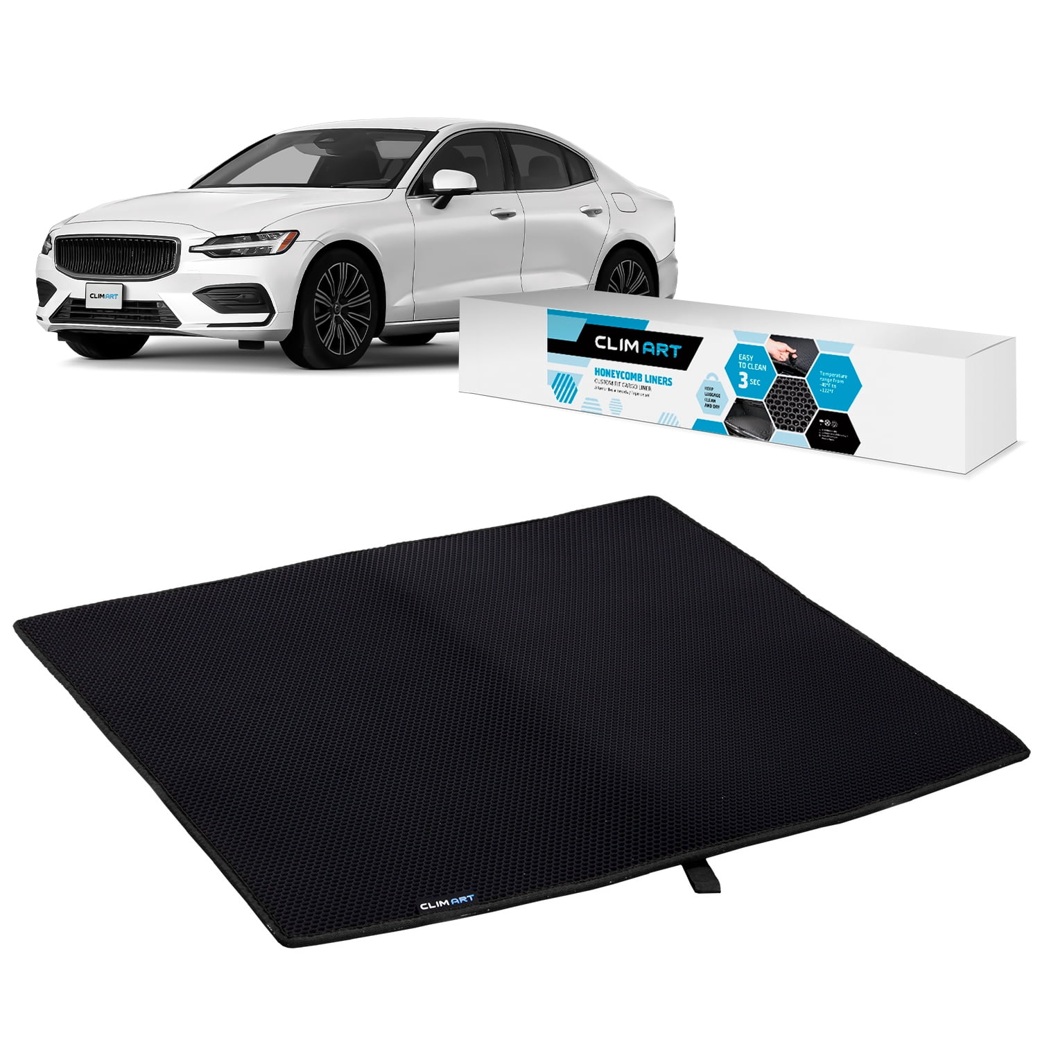 CLIM ART Cargo Liner for Volvo S60 2019-2021 Custom Fit Trunk Mat ...