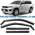 CLIM ART in-Channel Incredibly Durable Rain Guards for Jeep Grand ...