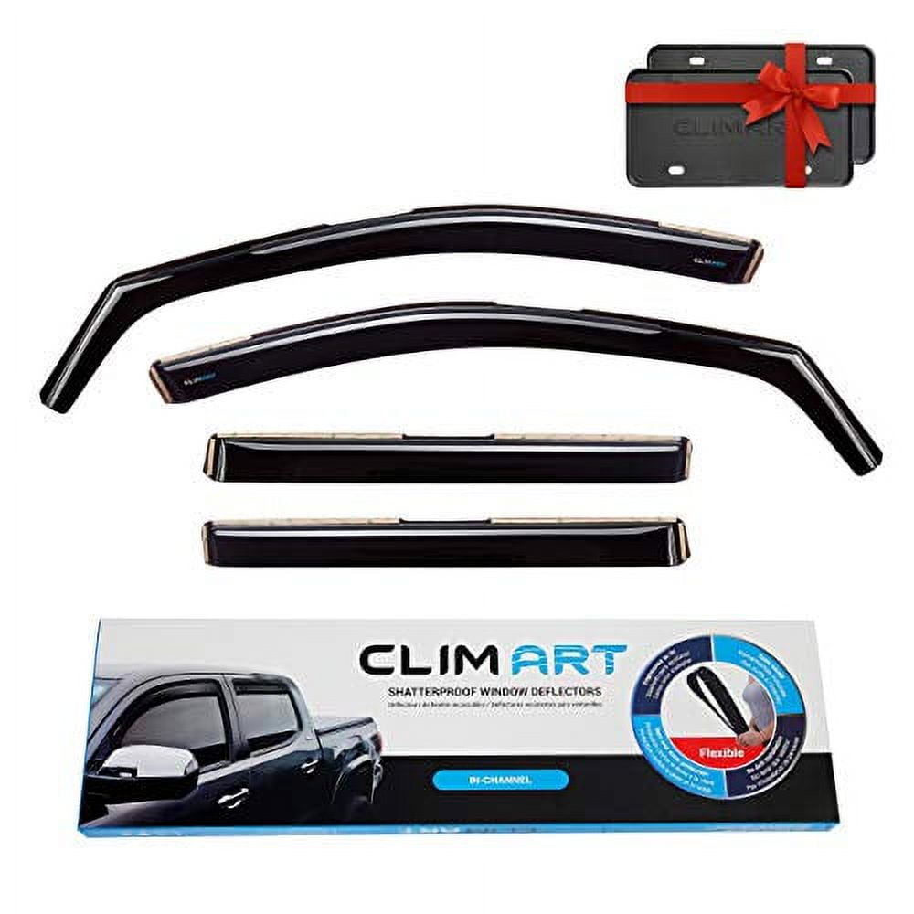 CLIM ART in-Channel Incredibly Durable Rain Guards for Chevrolet (Chevy ...
