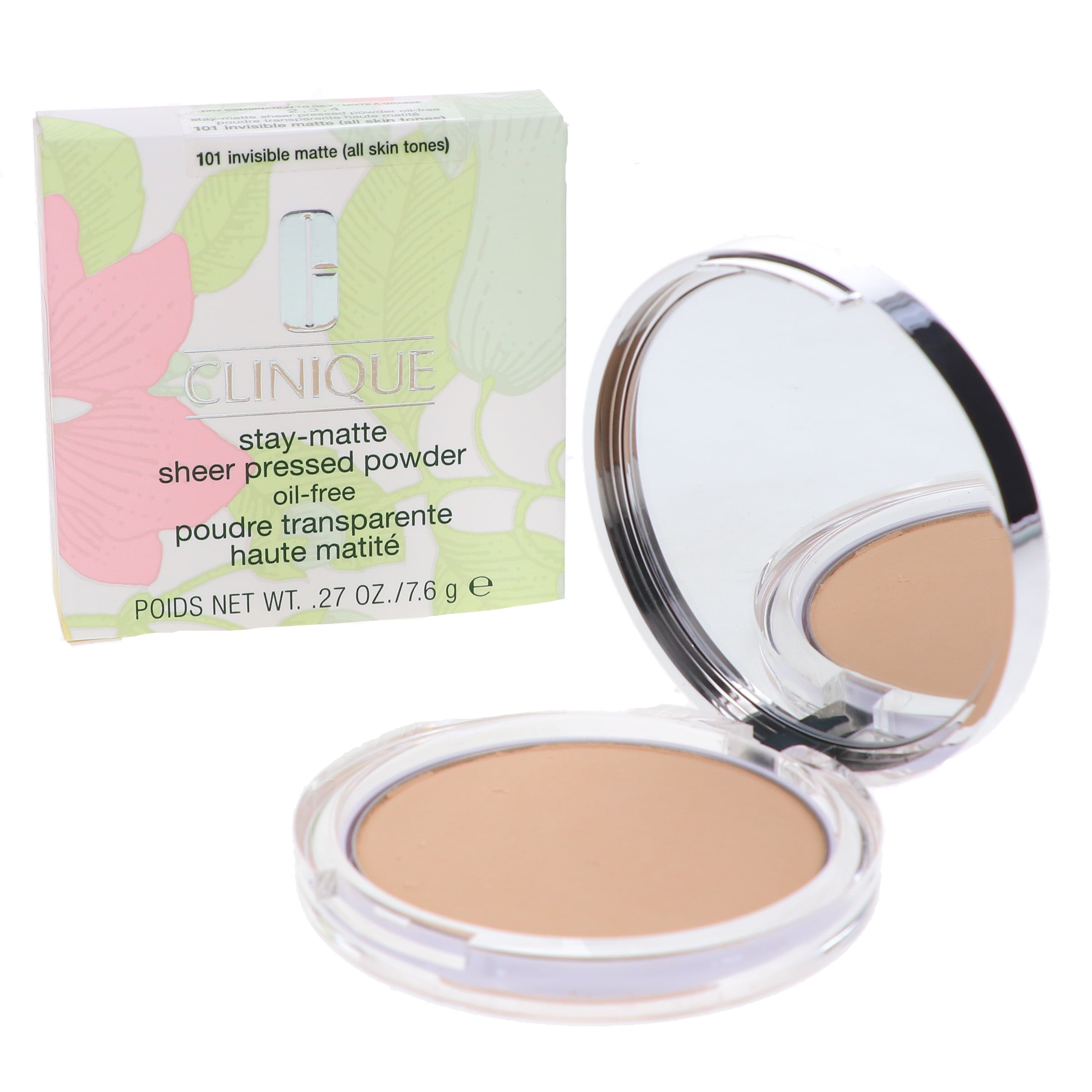 Clinique Stay-Matte Sheer Pressed Powder for Women - Oil Free, Long ...
