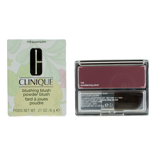 Clinique Blushing Blush Powder, #115 Smoldering Plum 0.21oz (6g ...