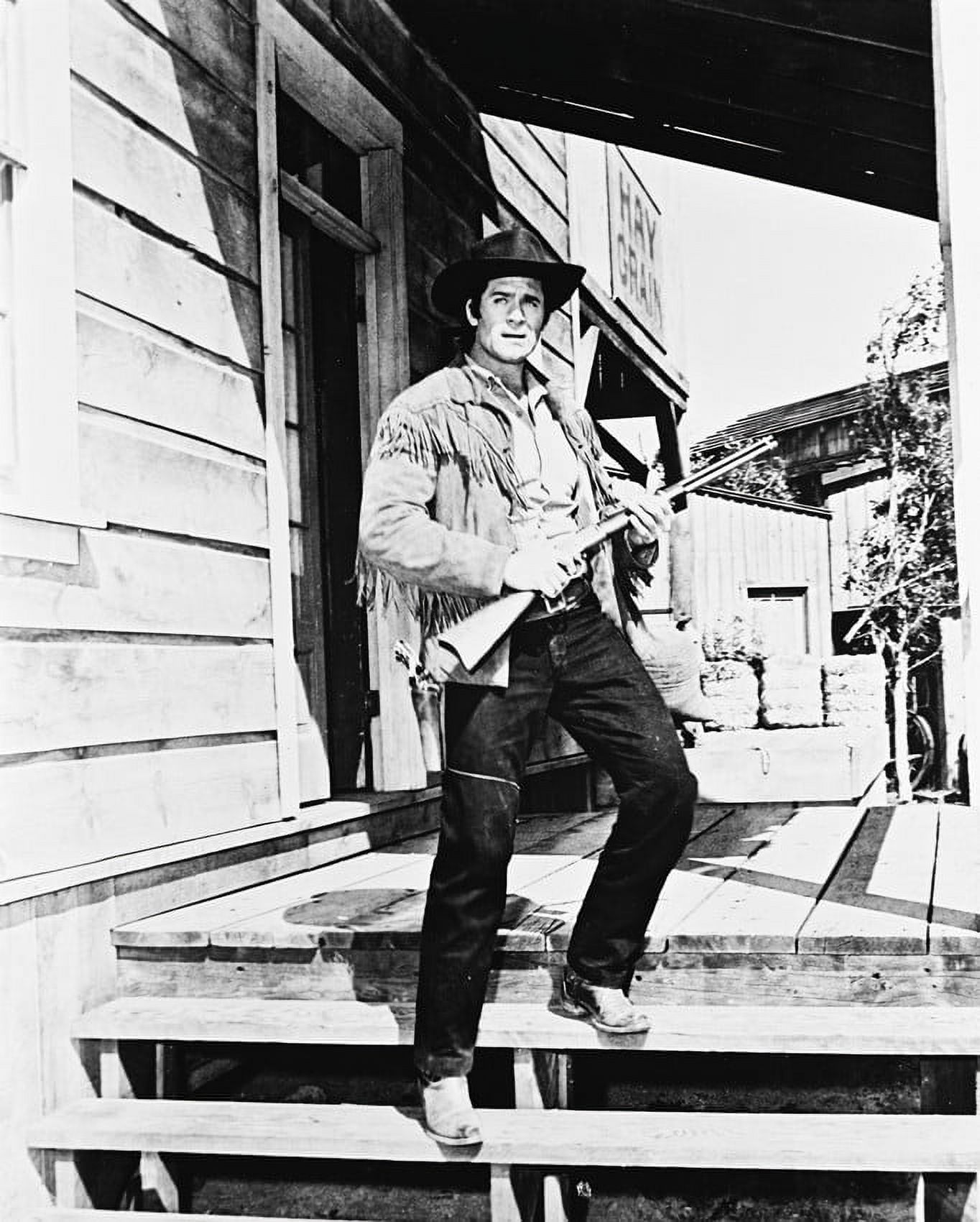 CLINT WALKER CHEYENNE B&W 24X36 Poster - Walmart.com