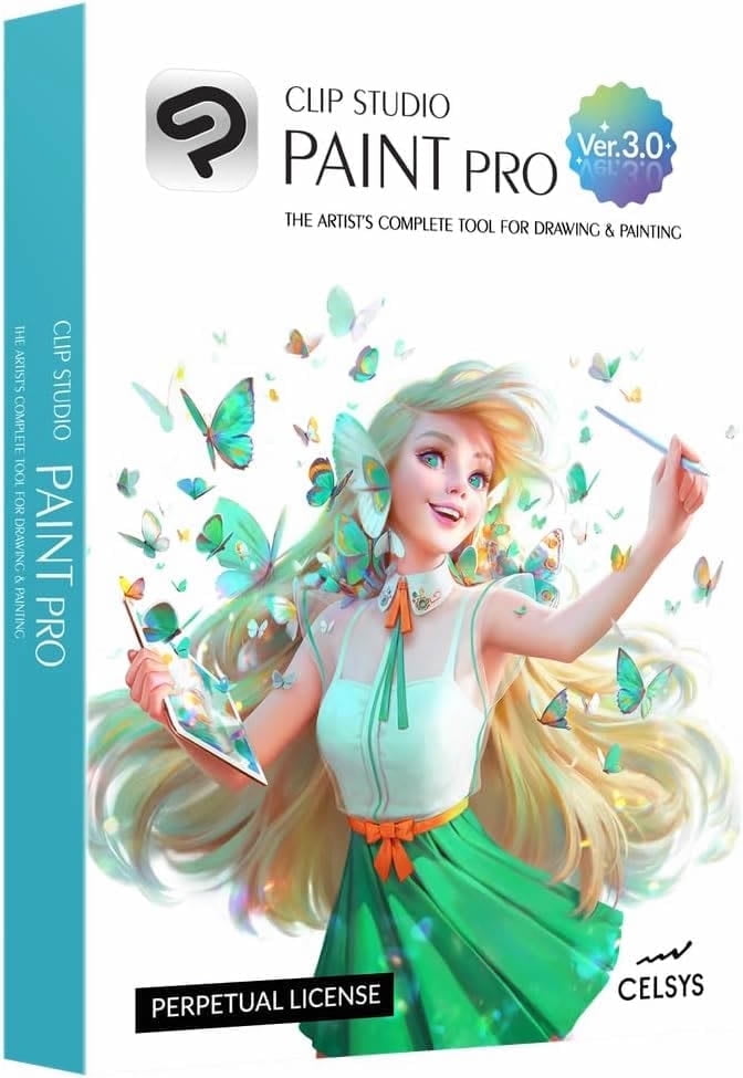 CLIP STUDIO PAINT PRO - Version 3 | Perpetual License | for Windows and macOS - Walmart.com