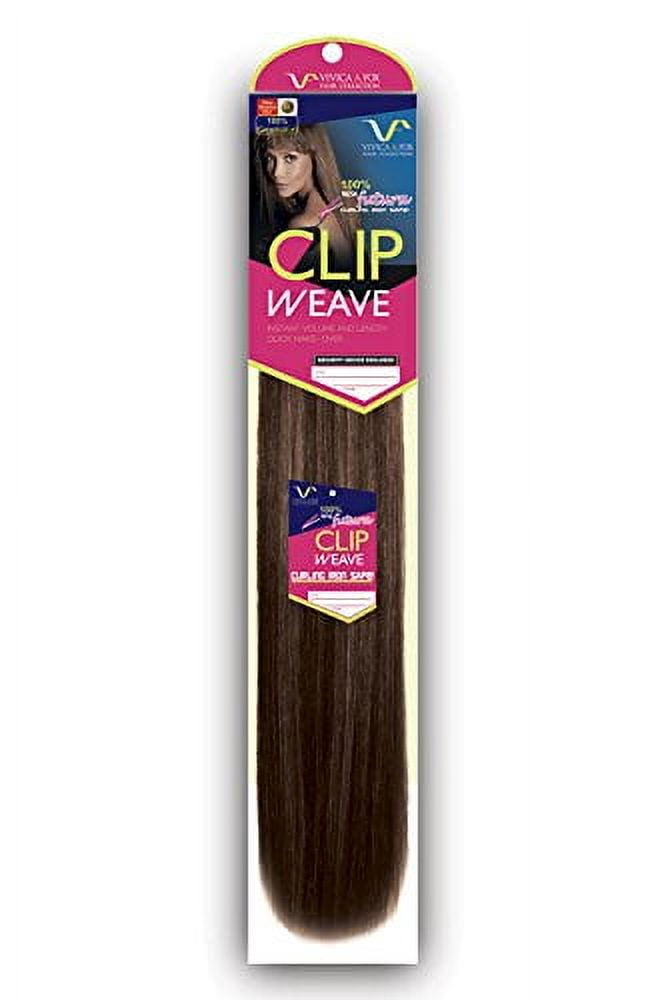 CLIPW14-V (Vivica A. Fox) - Futura Fiber Clip-in Extension in 1 JET ...