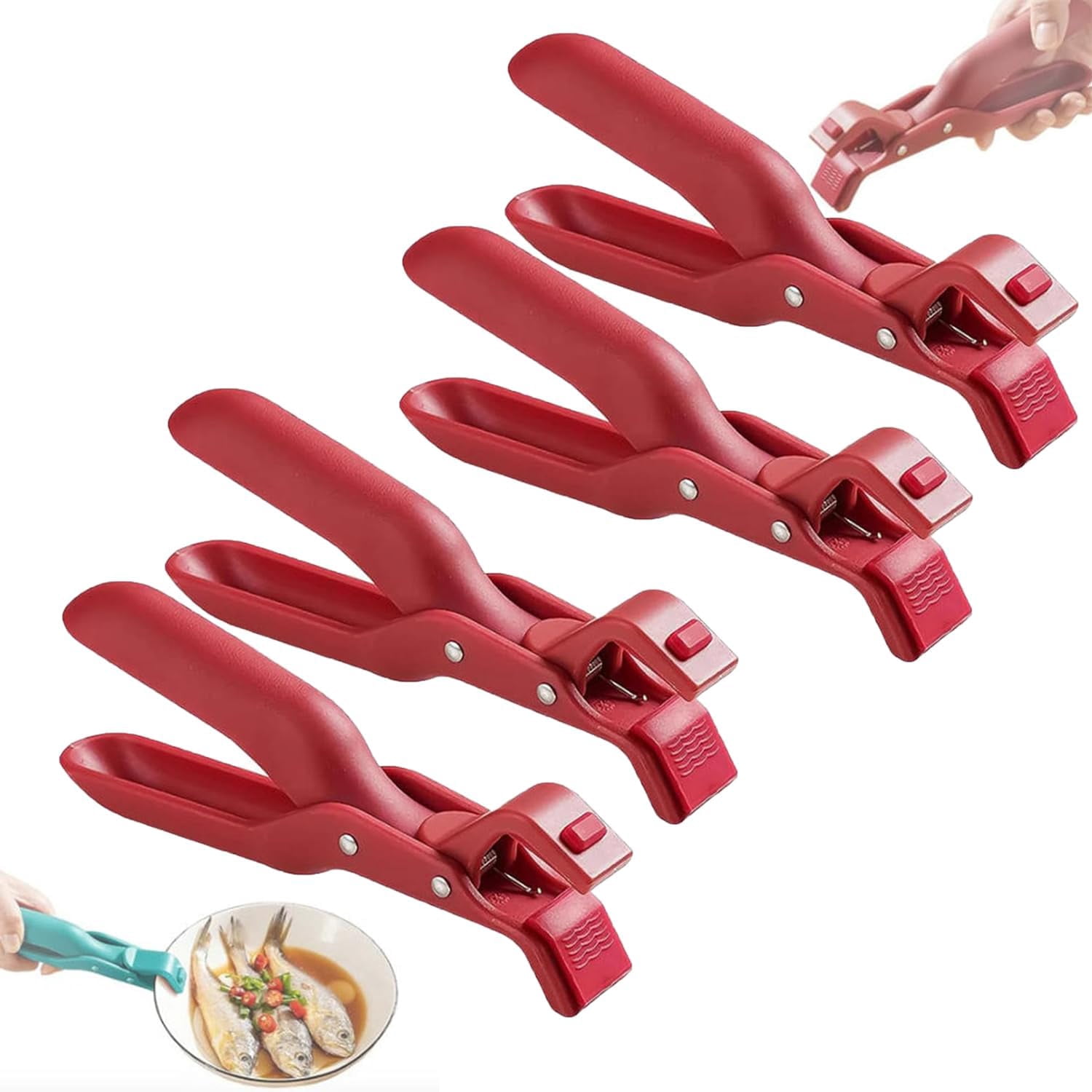 CLIQKWEN Multi-Function Anti-Scald Bowl Clip, Multi-Purpose Kitchen ...