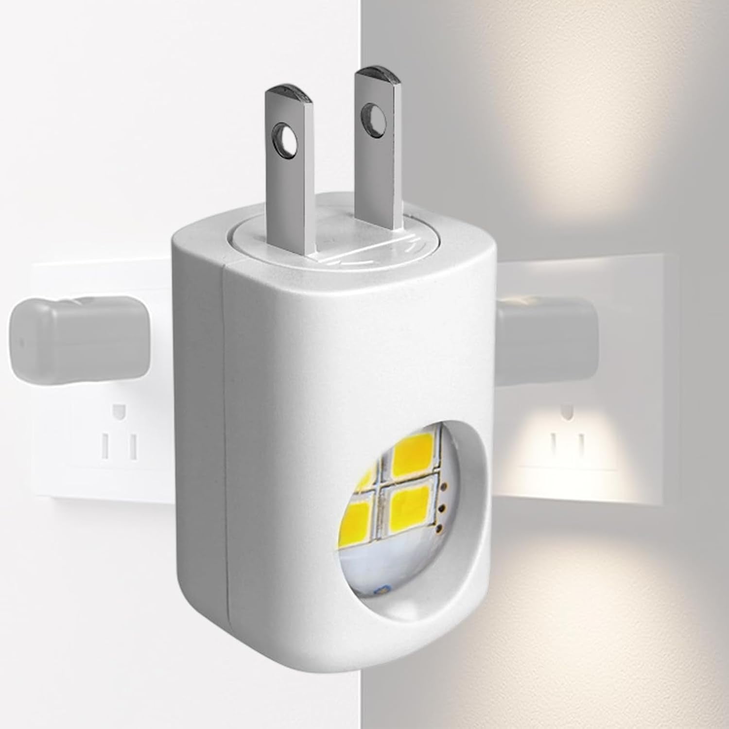 CLIQKWEN Plug-in LED Night Light with Dusk to Dawn Sensor, 90 ...