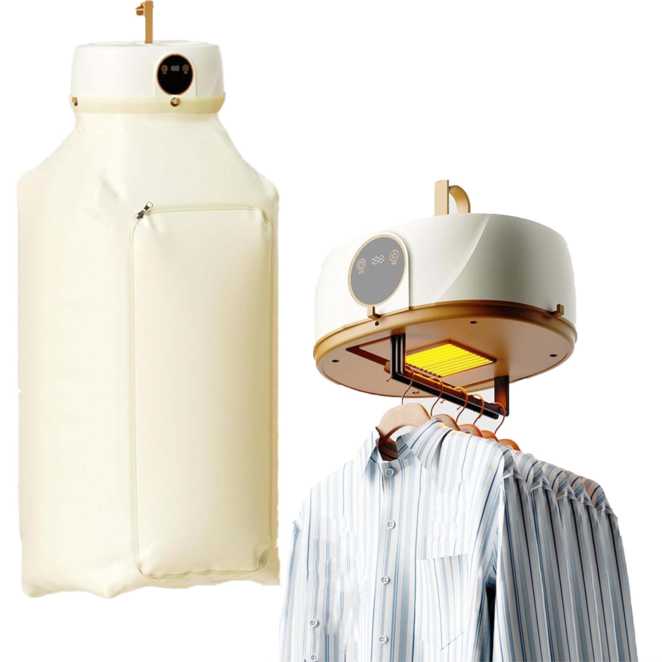 CLIQKWEN Portable Garment Steamer – 15-Minute Continuous Steam ...