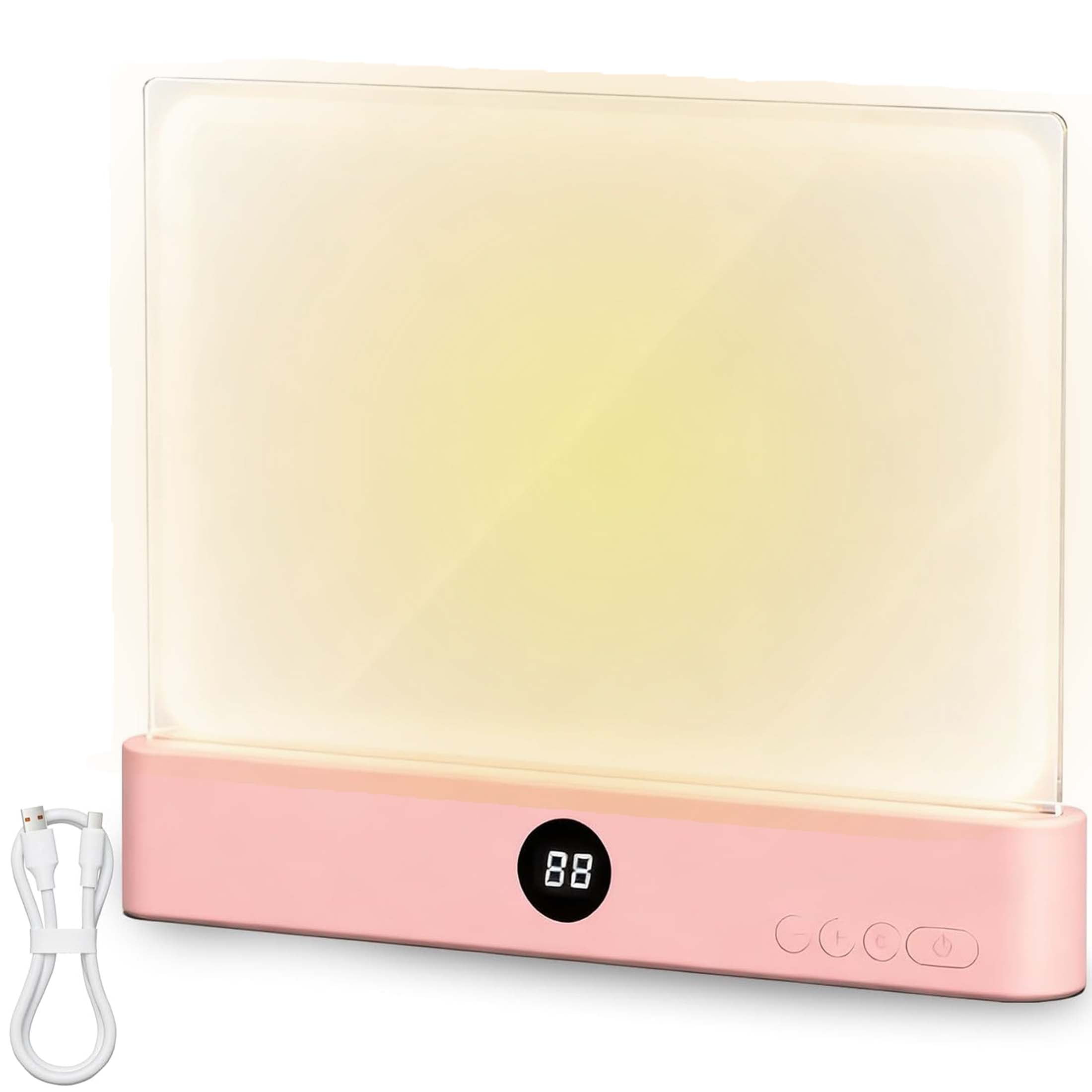 CLIQKWEN Smart LED Book Light – Rechargeable Clear Full Page Reading ...