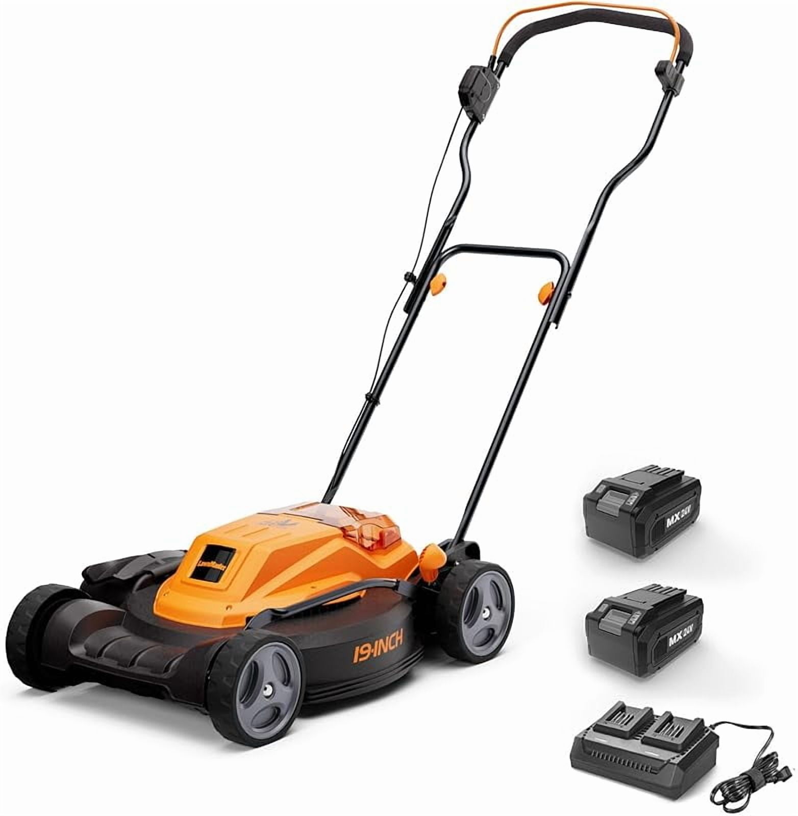 CLMF4819X 19-inch Brushless Cordless Mower with 2X24V MAX* 4.0Ah ...