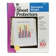 CLN Staples Sheet Protectors Polypropylene 8-1/2" x 11" Clear 100/Box ...
