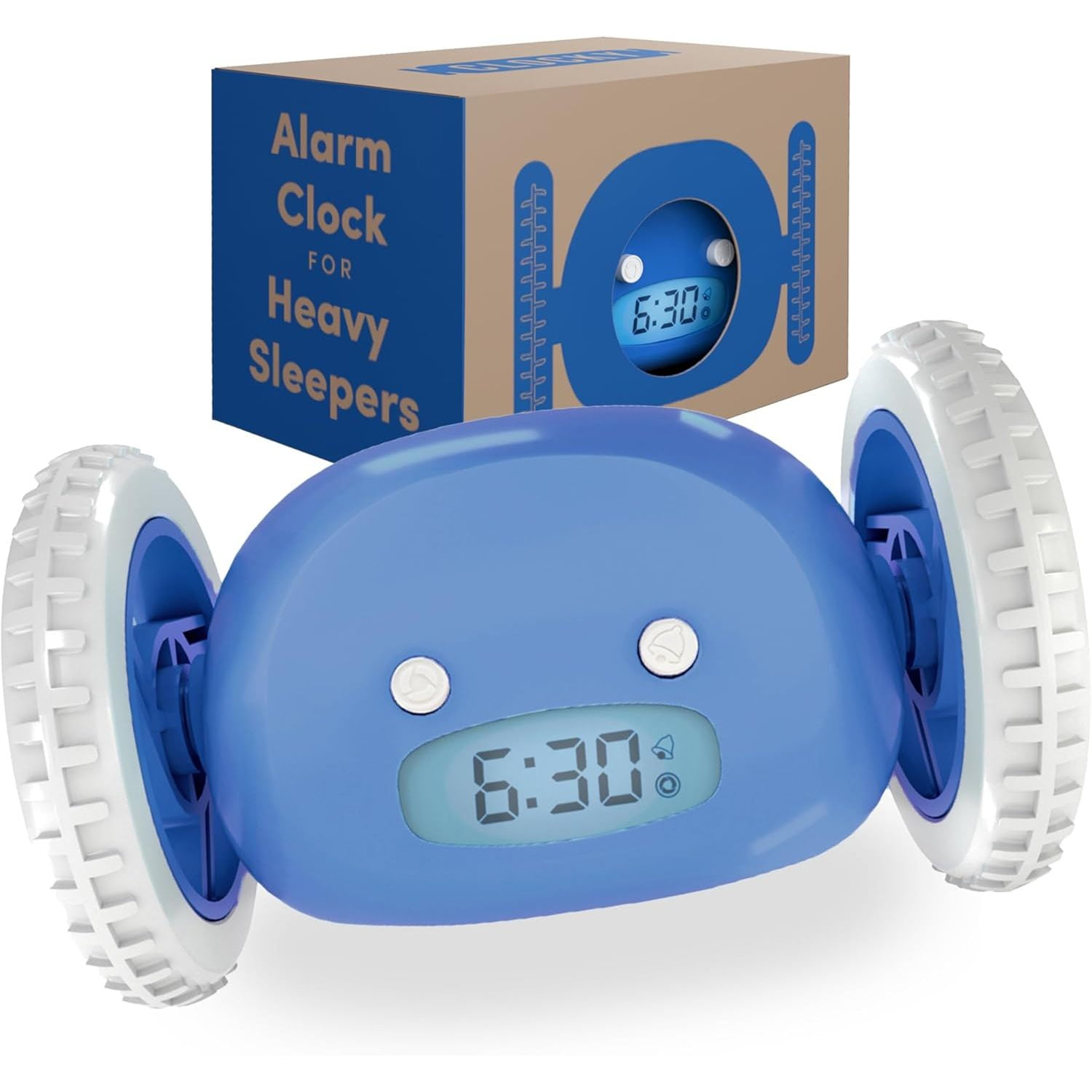 CLOCKY Extra Super Loud Alarm Clock for Heavy Sleepers Adults Kids ...
