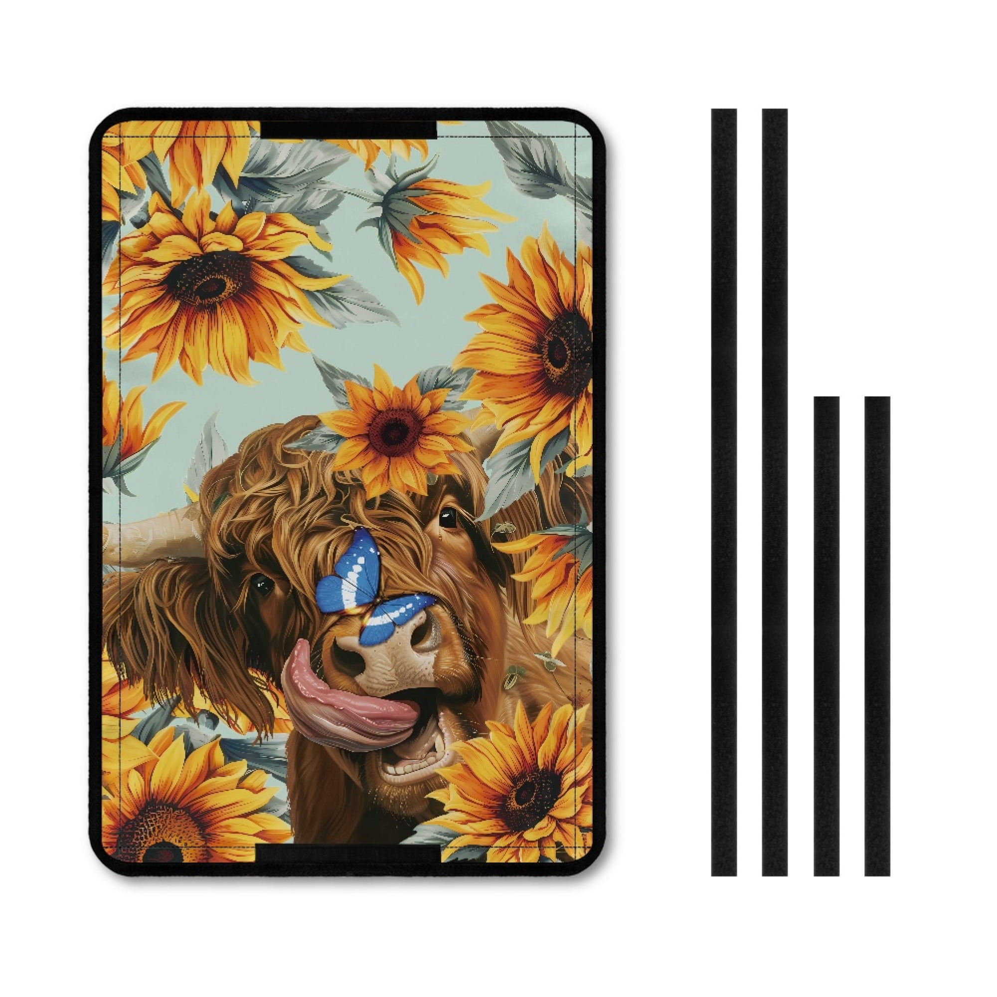 Yuyamidu Highland Cow RV Door Window Shade Cover Sunflower RV Blackout ...