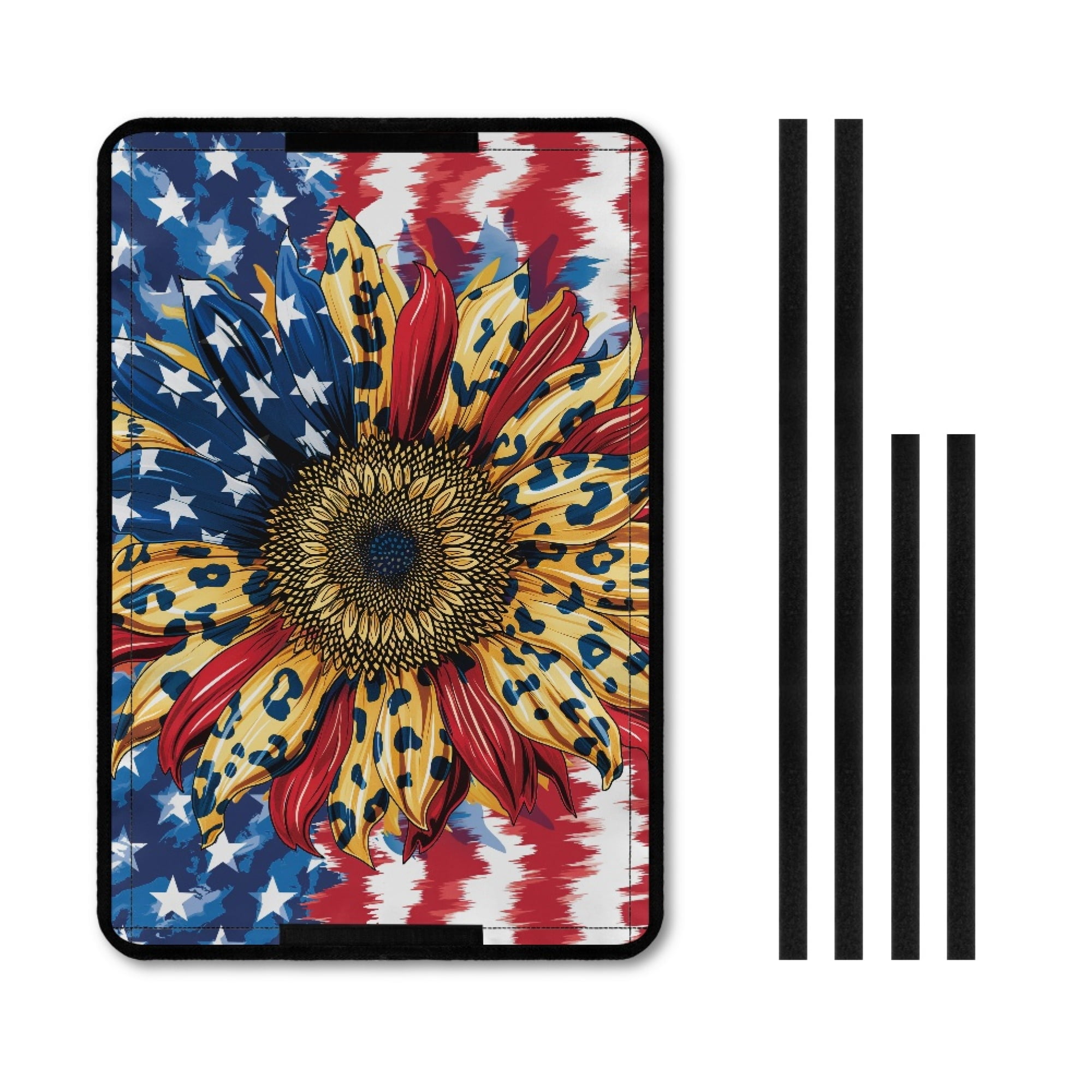 Yuyamidu Sunflower RV Door Window Shade Cover American Flag RV Door ...