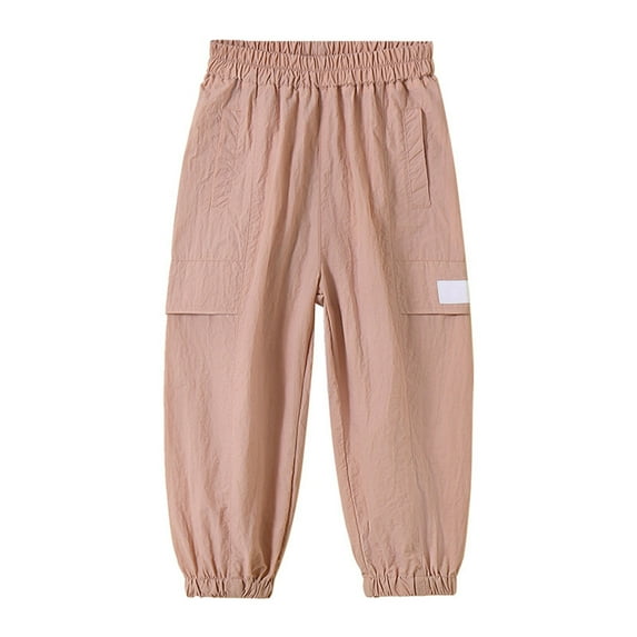 CLOISE Baggy Cargo Pants Kids Girls Boys Long Joggers Jogger Trousers ...