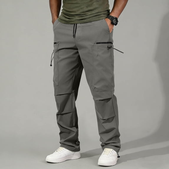 CLOISE Baggy Cargo Pants for Men with Multi Pocket Big and Tall ...