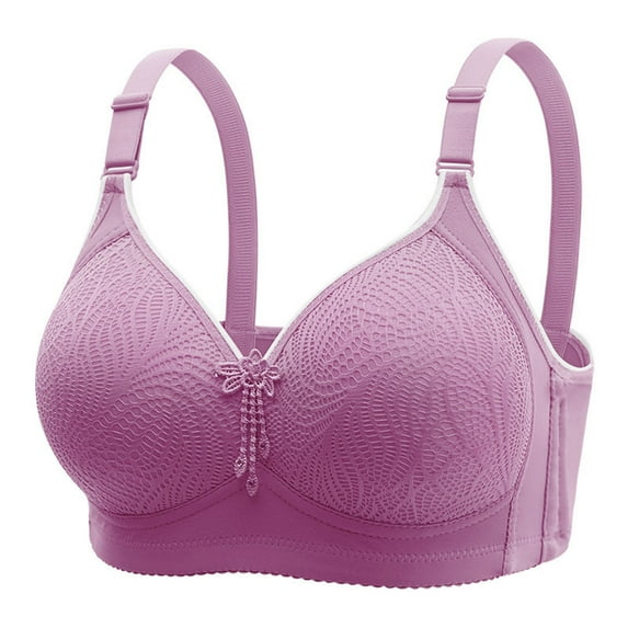 CLOISE Bras for Women No Underwire Plus Size Push up Padded No Zipper ...