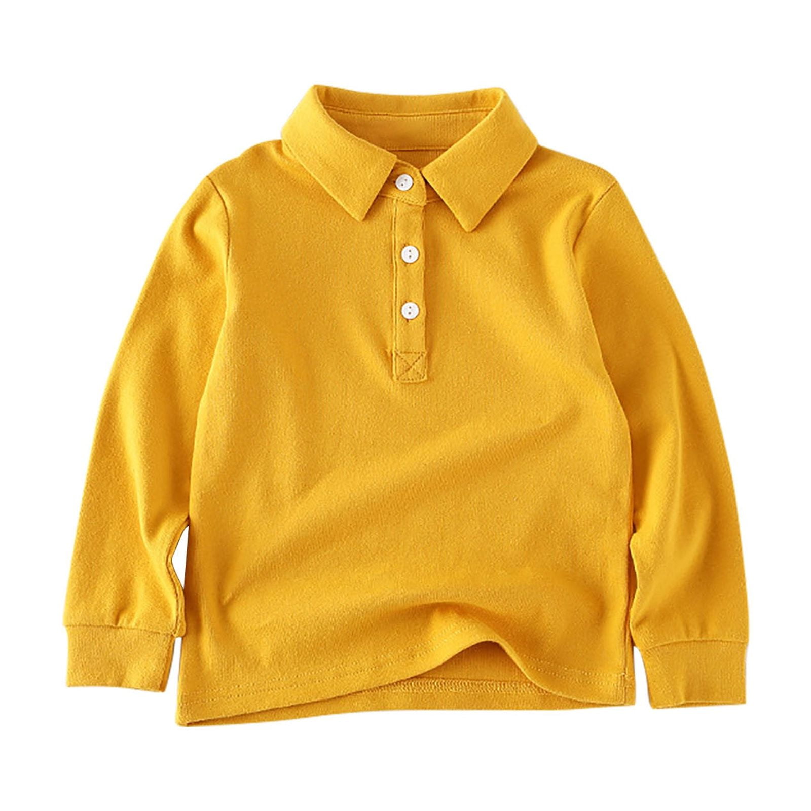 CLOISE Button down Shirts for Boys Toddler Long Sleeve Collared Tops ...