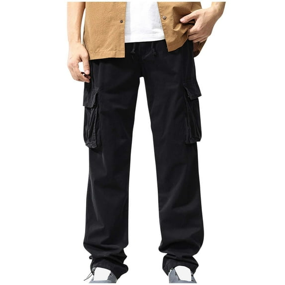 CLOISE Cargo Pants for Men with Pockets Work Big and Tall Trousers ...