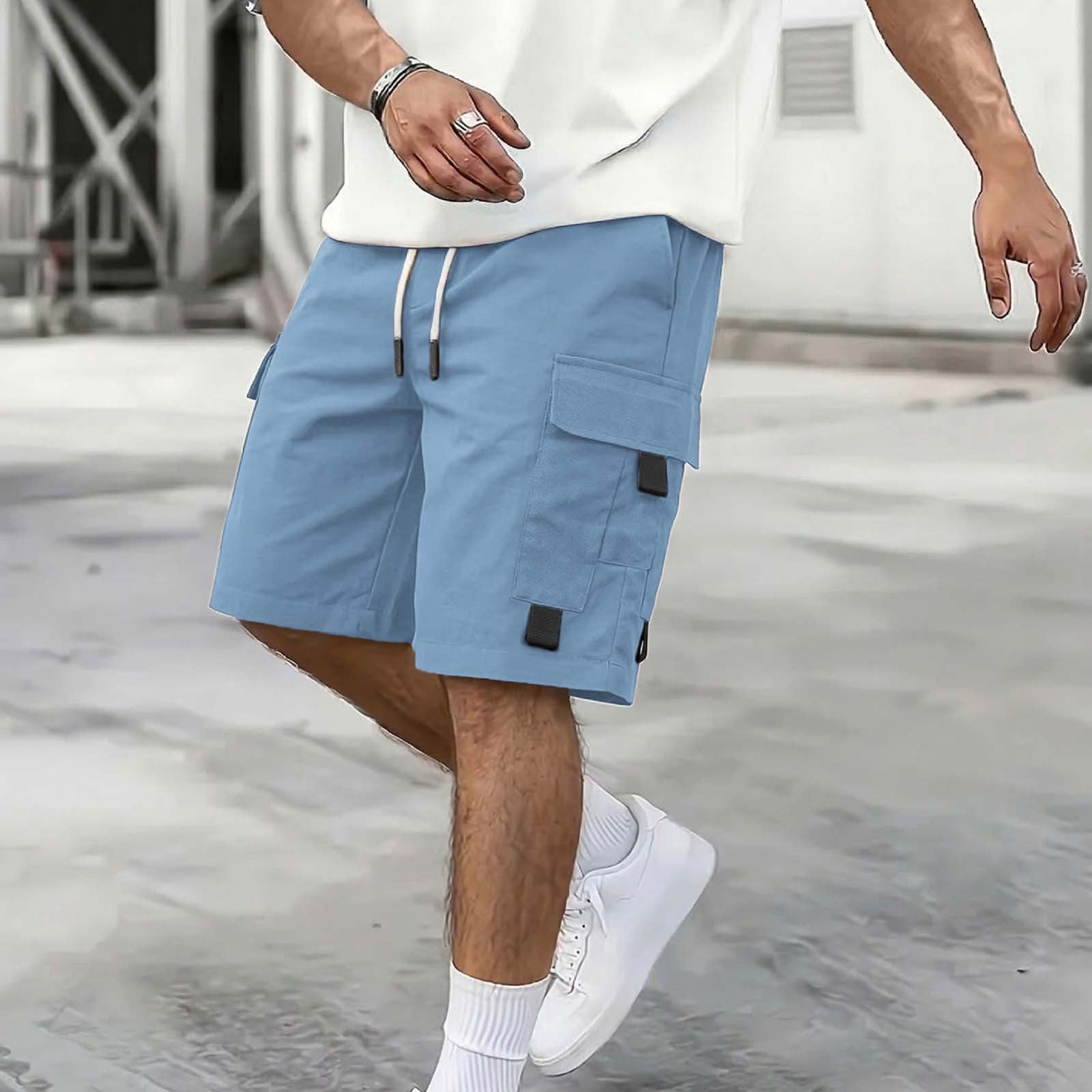CLOISE Cargo Shorts for Men with Pockets with Pockets Big and Tall ...