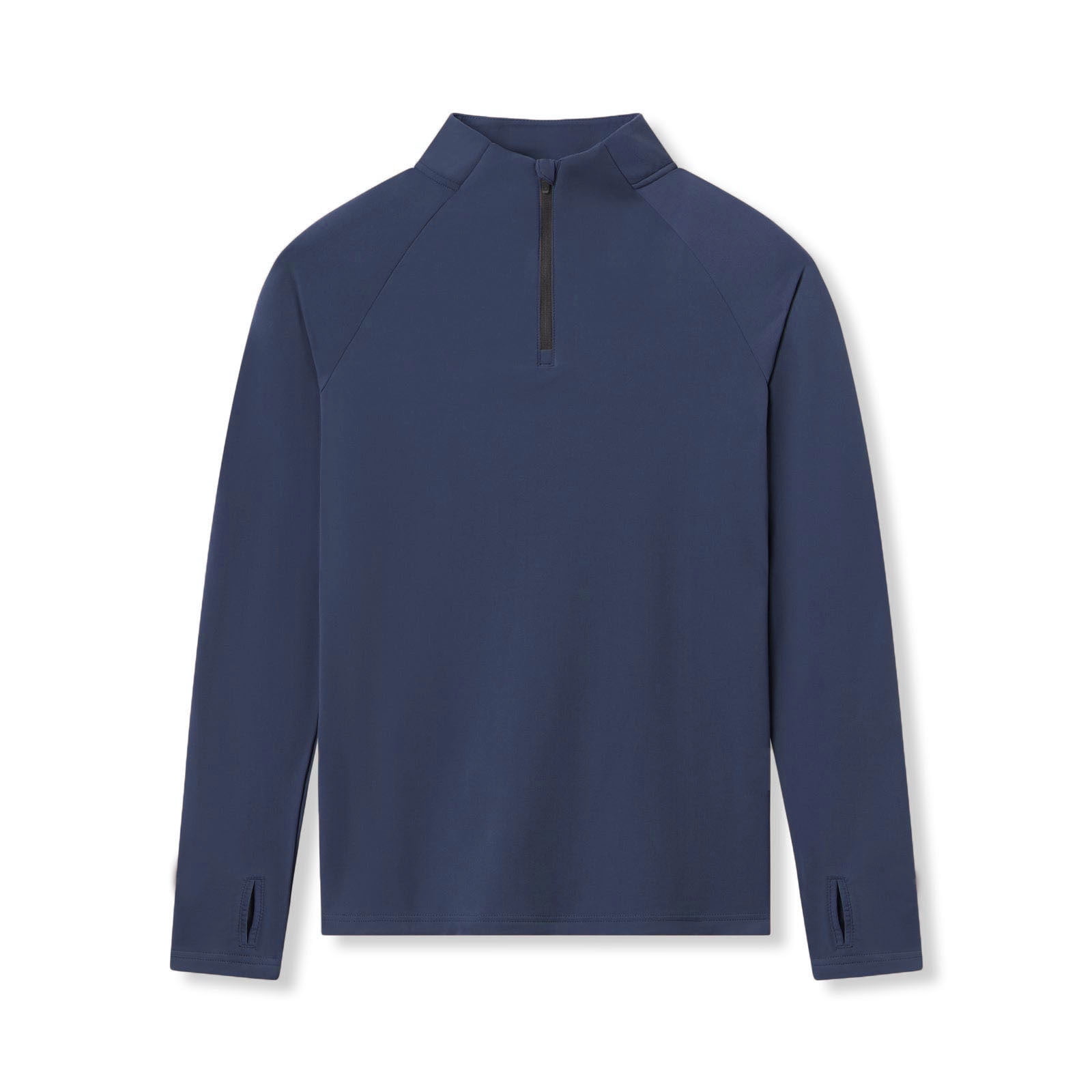 CLOISE Casual Tops for Menmen Mock Neck Shirt Zip up Solid Color Long ...