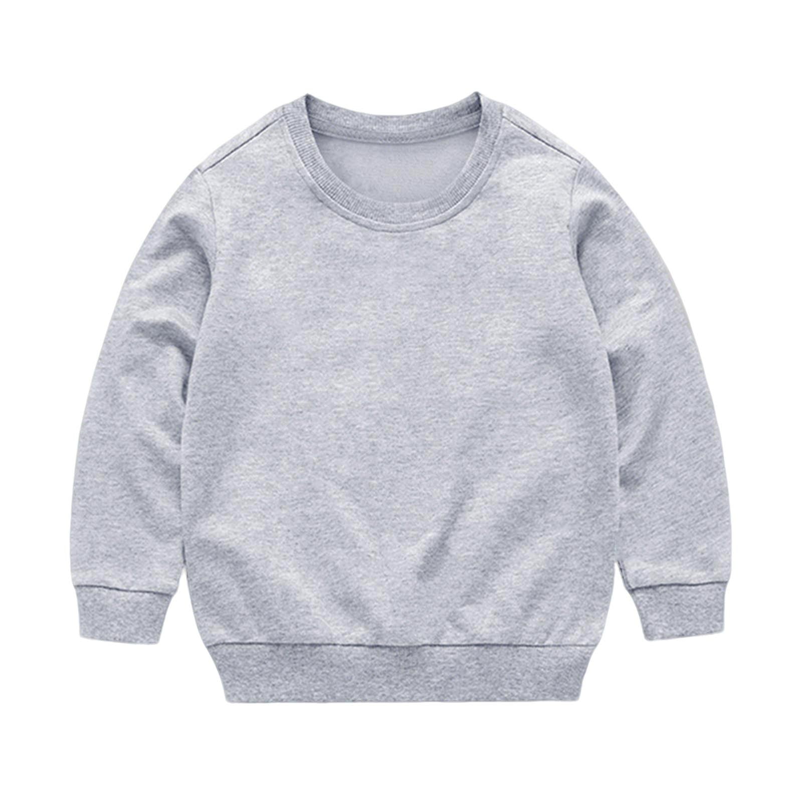 CLOISE Fall Sweatshirts for Boys Girls Kid Lightweight Crew Neck Tops ...