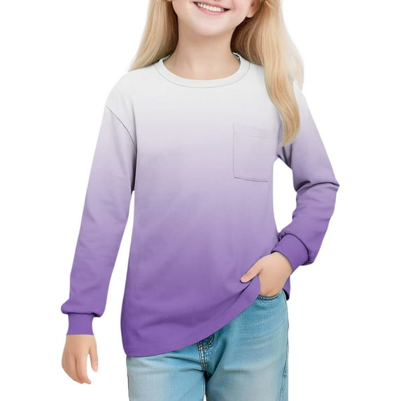 CLOISE Fall Tops for Boys Girls Kids Trendy Crew Neck Shirt Tunic ...