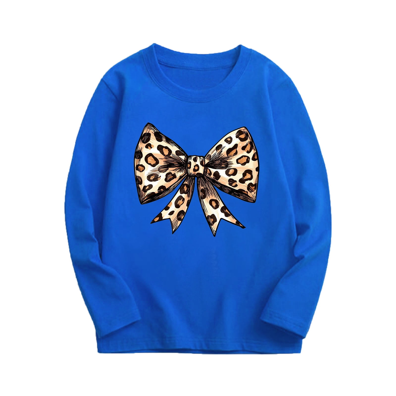 CLOISE Kids White T Shirt Long Sleeve Boys Girls Teen Crew Neck Tops Print Casual Fashion Fall ...